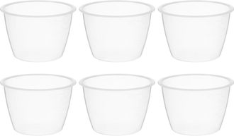 SOLUSTRE 6 St&uuml;ck Transparenter Reismessbecher aus Pr&auml;zise Messbecher f&uuml;r Trockene Zutaten Wiederverwendbar Sp&uuml;lmaschinengeeignet f&uuml;r Reiskocher und K&uuml;chenbedar