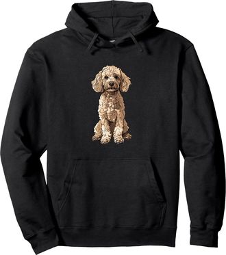 Whyitsme Design Pudelhund Illustration Pullover Hoodie