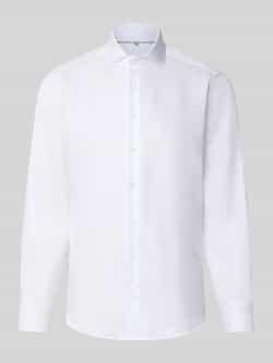Christian Berg Slim Fit Business-Hemd aus reiner Baumwolle