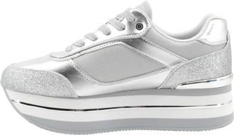 Guess Femme, Chaussures, Gris, Taille: 40 EU Hansin3 Baskets