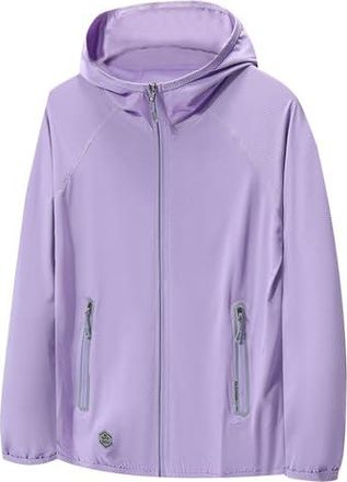 Generic Vestes l&eacute;g&egrave;res pour femmes 2026 - Coupe-vent - Manteau de course &agrave; pied, violet, 3XL