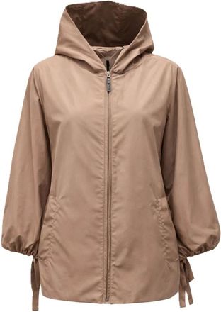 Max Mara Femme, Vestes, Brun, Taille: 42 FR Veste en taffetas hydrofuge