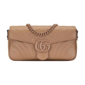 Gucci Gesteppte Leder Crossbody Bag - - Bags - Damen - Braun - ONE SIZE