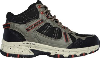 Skechers Hillcrest Logo Wanderstiefel f&uuml;r Herren, Leder (Nat&uuml;rlich/Schwarz)