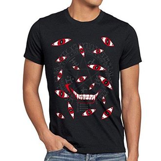 style3 Hellsing Eyes T-Shirt Homme Yeux Vampire Anime Manga, Taille:L