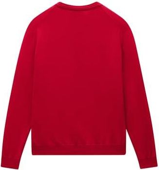 Napapijri Pull droit Decatur 2.0 &agrave; logo brod&eacute; en coton