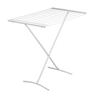 Metaltex 40550014080 Cross-Como, Kunststoffummantelter Stahldraht, wei&szlig;, 110 x 82 x 56 cm