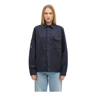 Maison Kitsun&eacute; Damen, Jacken, Blau, MGr&ouml;&szlig;e