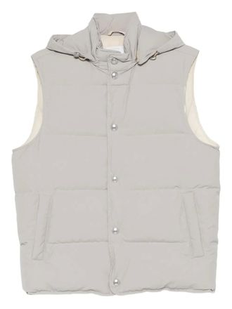 Eleventy gilet à boutons pression - Gris