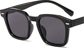 Generic Lunettes de soleil carrées rétro tendance Street Shot hommes et femmes vacances en plein air (couleur : A, taille : 1) 2026