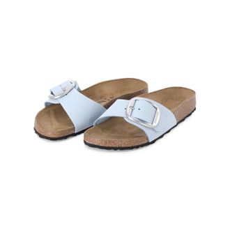 Birkenstock Low-Top Sneaker - Sandalen Madrid Big Buckle - Gr. 37 (EU) - in Blau - f&uuml;r Damen