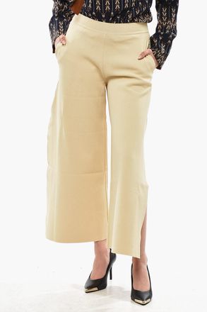 Stella McCartney Elastische Palazzo-Hose COMPACT Mit Hoher Taille Stella McCartney