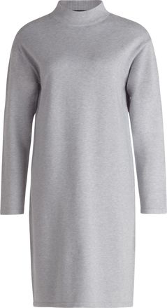 Betty Barclay Damen Strickkleid mit Stehkragen 40, Light Silver Melange