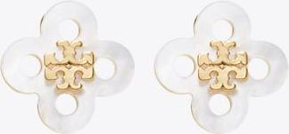 Tory Burch Damen Forget Me Not Clover Ohrstecker