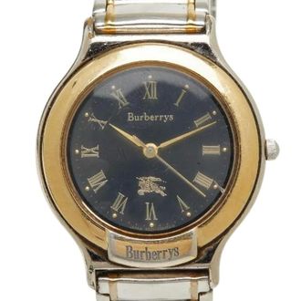 Burberry Montre Pre-owned &agrave; quartz en acier inoxydable - Femme - Pre-owned - Noir - Taille: ONE Size