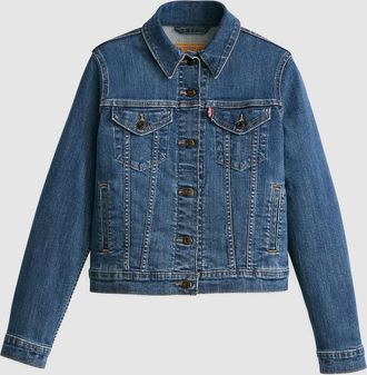 Levi's Veste Original Trucker Med Indigo-Worn In Soft As Butter Dark