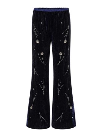 Forte_Forte Casual Hose - Blau