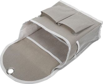 Lurrose Multifunktionaler Wand aufbewahrungsbeutel aus Baumwolle und Leinen Großer Hängender Organizer mit Viel Stauraum Platzsparend für Schlafzimmer Büro un