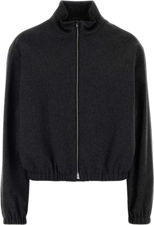 Jil Sander Femme, Vestes, Gris, Taille: 42 FR Veste en laine