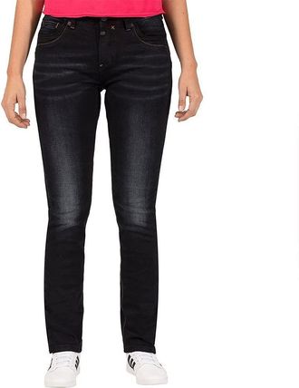 Timezone Damen Slim TahilaTZ Womenshape Slim Jeans, per Pack Schwarz (Black Diamond wash 9047), W32/L34 (Herstellergröße: 32/34)