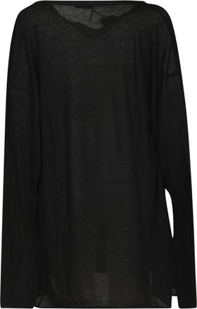 Ann Demeulemeester Pull Col Rond - Noir