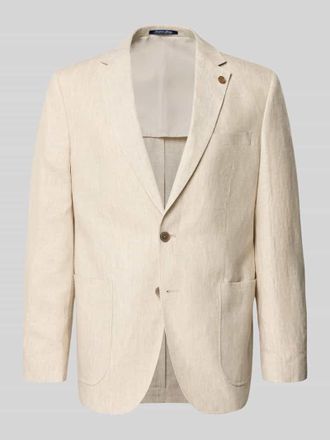 Christian Berg Regular Fit Sakko aus reinen Leinen mit Reverskragen