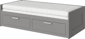 IKEA BRIMNES Tagesbett/2 Schubladen/2 Matratzen