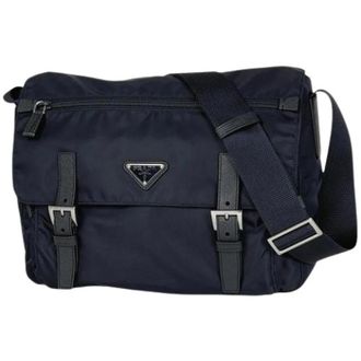 Prada Pre-owned Vintage Schultertasche - - Pre-owned - Damen - Blau - ONE SIZE