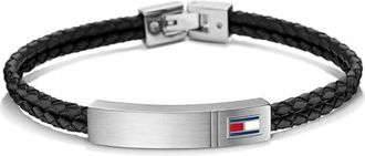 Tommy Hilfiger Jewelry Bracelet pour Homme en Cuir Couleur Noire - 2701010