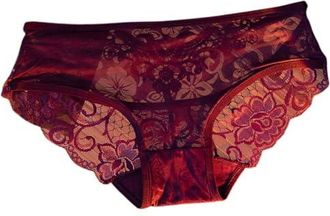 Generic Culotte sans Couture Femme Culotte Femme sans Couture Culotte Femme De Classique Tangas Ray&eacute; Personnalis&eacute; Logo Lettres Taille Basse No Show Bikini sur