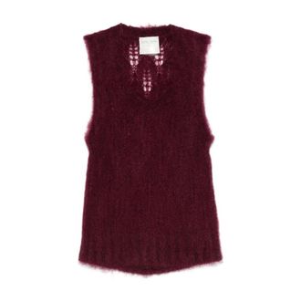 Forte_Forte Femme, Pulls, Rouge, Taille: 40 FR My Knit Sweater