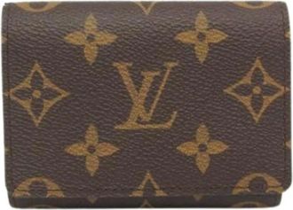 Louis Vuitton unisex, Pre-owned, Brun, Taille: ONE Size Portefeuille en toile vintage Pre-owned