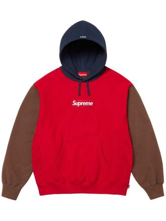 SUPREME hoodie Box Logo - Rouge