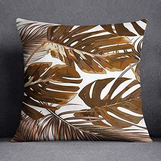 Bonamaison Le Jardin du Lin Kissenhüllen, Cotton, Mehrfarbig, 45x45