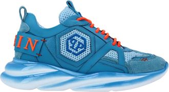 Philipp Plein Homme, Chaussures, Bleu, Taille: 39 EU Skywalker Runner