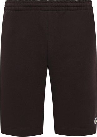 Lacoste Sweatshorts mit kleinem Krokodil-Aufn&auml;her in