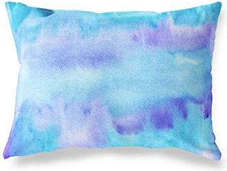 Bonamaison Le Jardin du Lin Kissen Zierkissenbezug Aquarell Thema Kissenbezug, Weich Bequem, Für Zuhause Autos Büro Sofa Wohnzimmer Couch Schlafzimmer Dekor, 35x