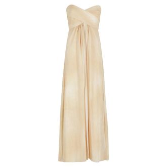 Ermanno Scervino Femme, Robes, Jaune, Taille: 36 FR Sweetheart Long Dress