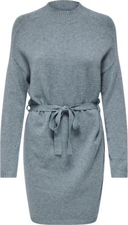 Only Damen Onlleva Ls Belt Dress KNT Kleid, Scarab/Detail:Melange, X-Small