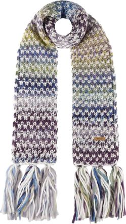 Barts Nicole Schal Winterschal Damenschal Strickschal Streifenschal (One Size - hellblau)