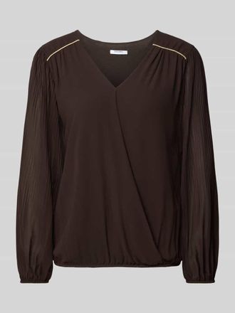 Zabaione Bluse mit V-Ausschnitt Modell Be44rtaa