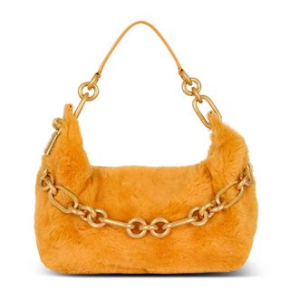 Balmain Femme, Sacs, Jaune, Taille: ONE Size Sac Sync Medium en shearling