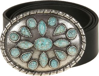 Orciani Femme, Accessoires, Noir, Taille: 90 CM Bus Leather Belt