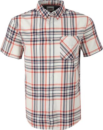 Tommy Hilfiger Herren Kurzarmhemd weiß kariert