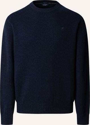 Hackett Pullover Lambswool Crew blau