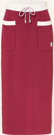 Marc Cain Sweatrock Mit Galonstreifen rot