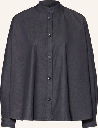 Mrs & Hugs Mrs & Hugs Bluse In Jeansoptik blau