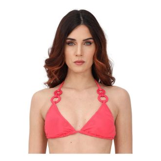 Moschino Fuchsia Statement Bikini - - Swimwear - Damen - Rosa - XL