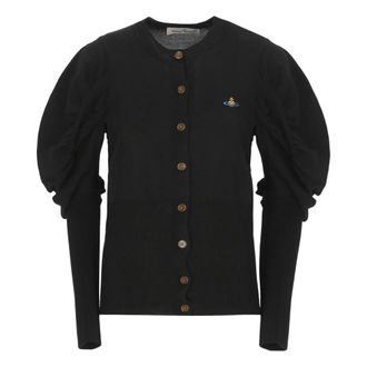 Vivienne Westwood Cardigan en laine - Femme - Pulls - Noir - Taille: 40 FR