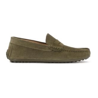 Kazar Herren Slip-On Mokassins in Khaki-Farbe - - Shoes - Herren - Gr&uuml;n - 40 EU